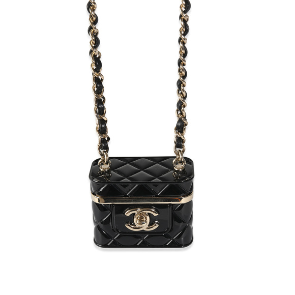 CHANEL | Jewelry | Chanel B 22 K Mini Vanity Case Pendant In Gold Toned ...